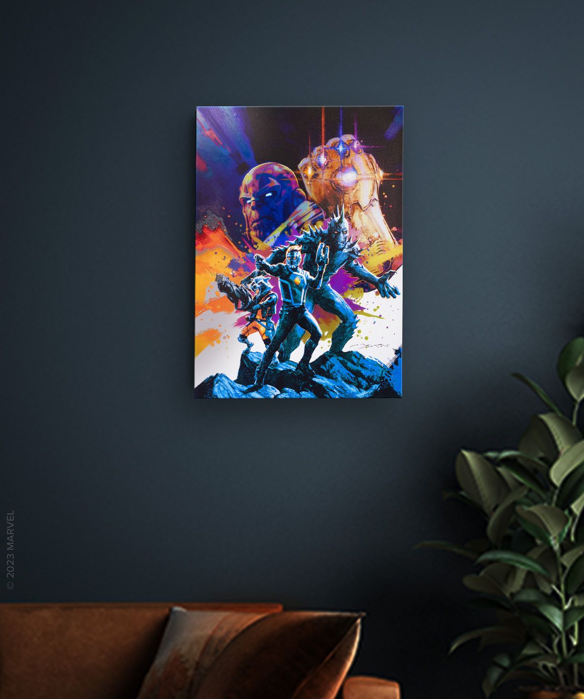 Guardians vs Thanos Lumino Poster | Displate