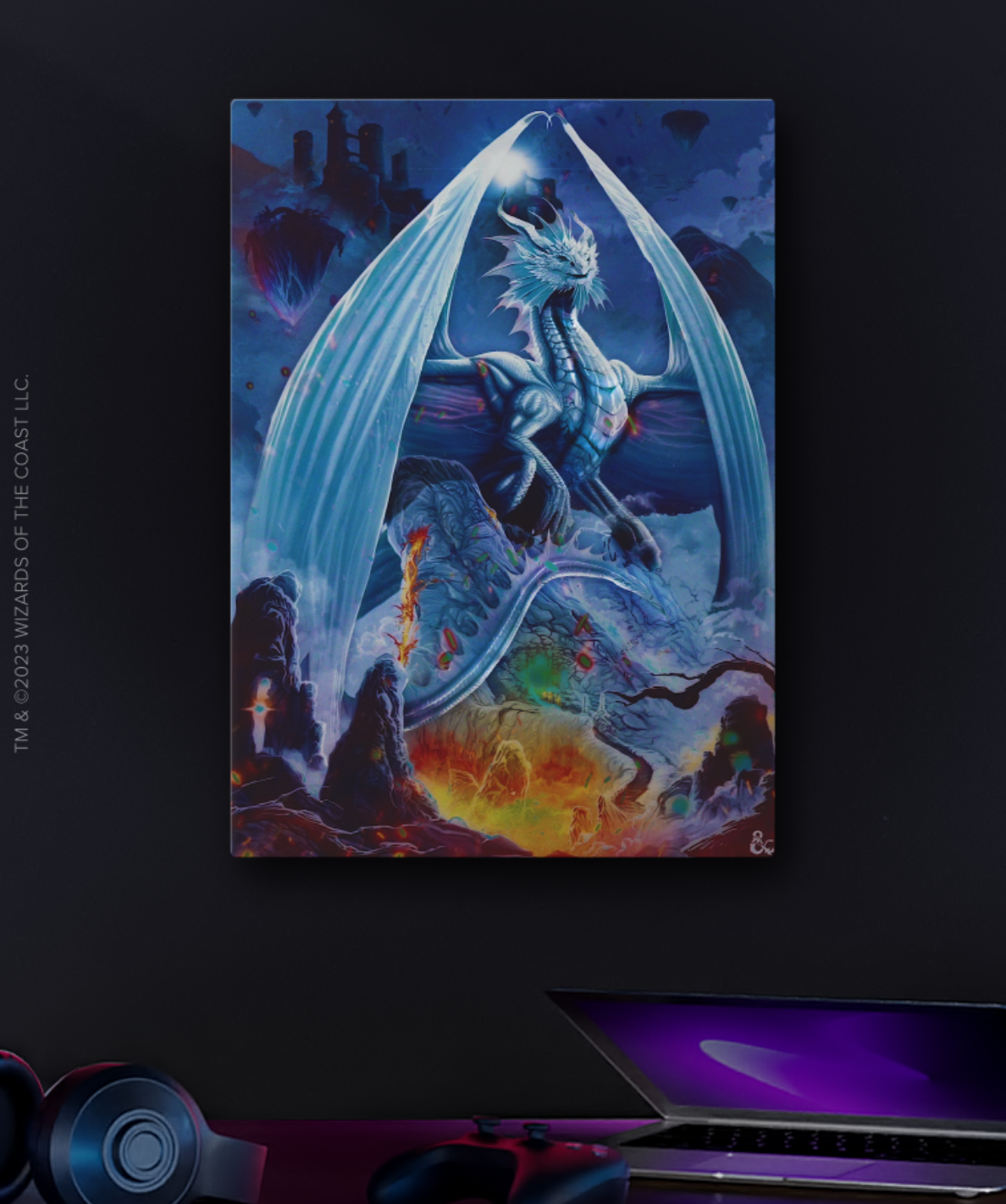 The Dragon God Bahamut Lumino Poster | Displate