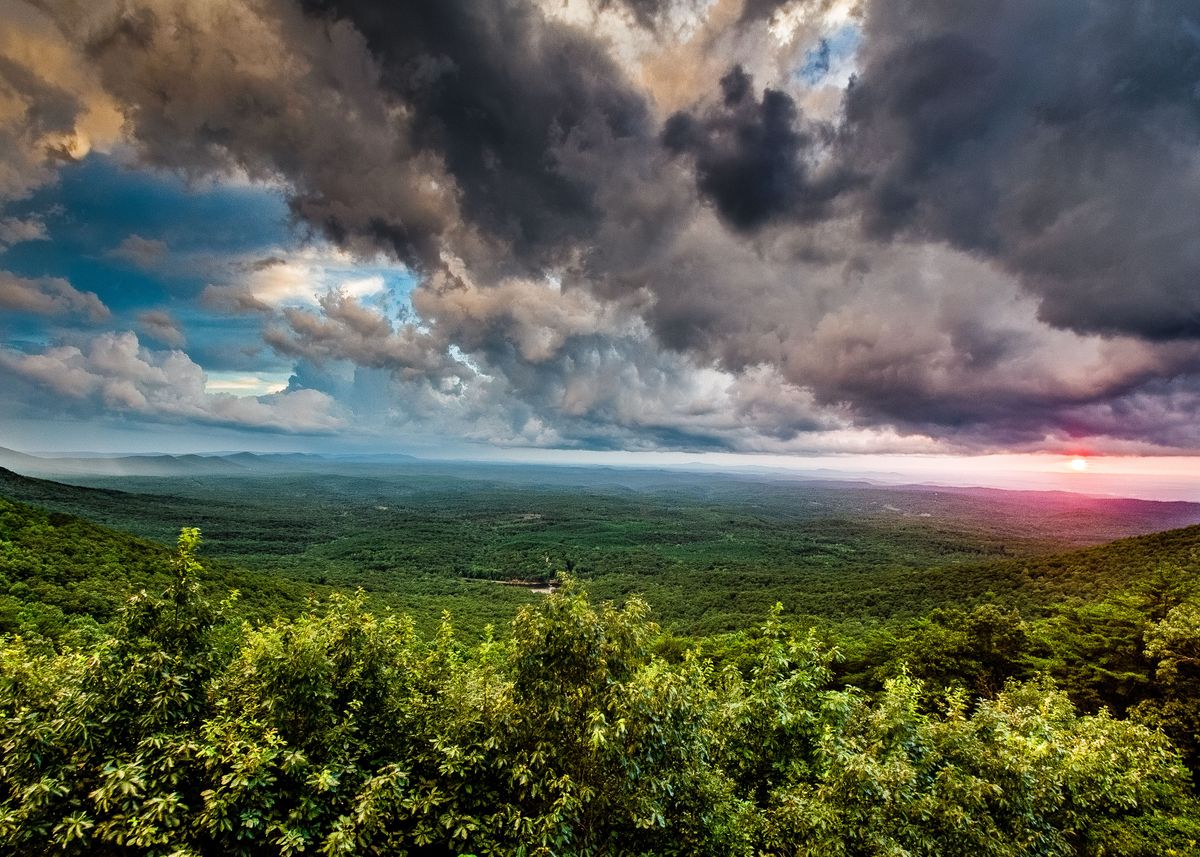 'This was taken at the top of Mt. Cheaha in Alabama. Che ... ' Poster ...