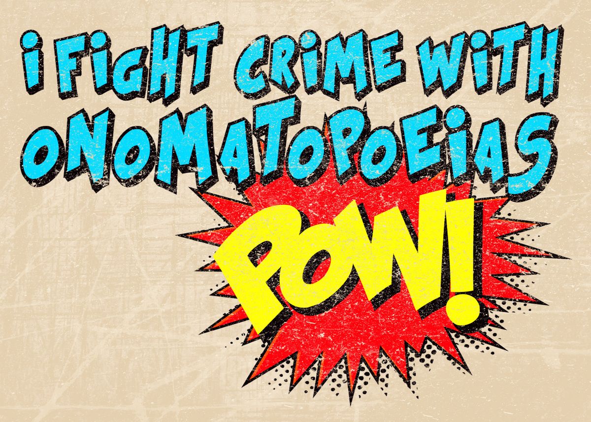 'POW!' Poster, picture, metal print, paint by Perry Beane | Displate