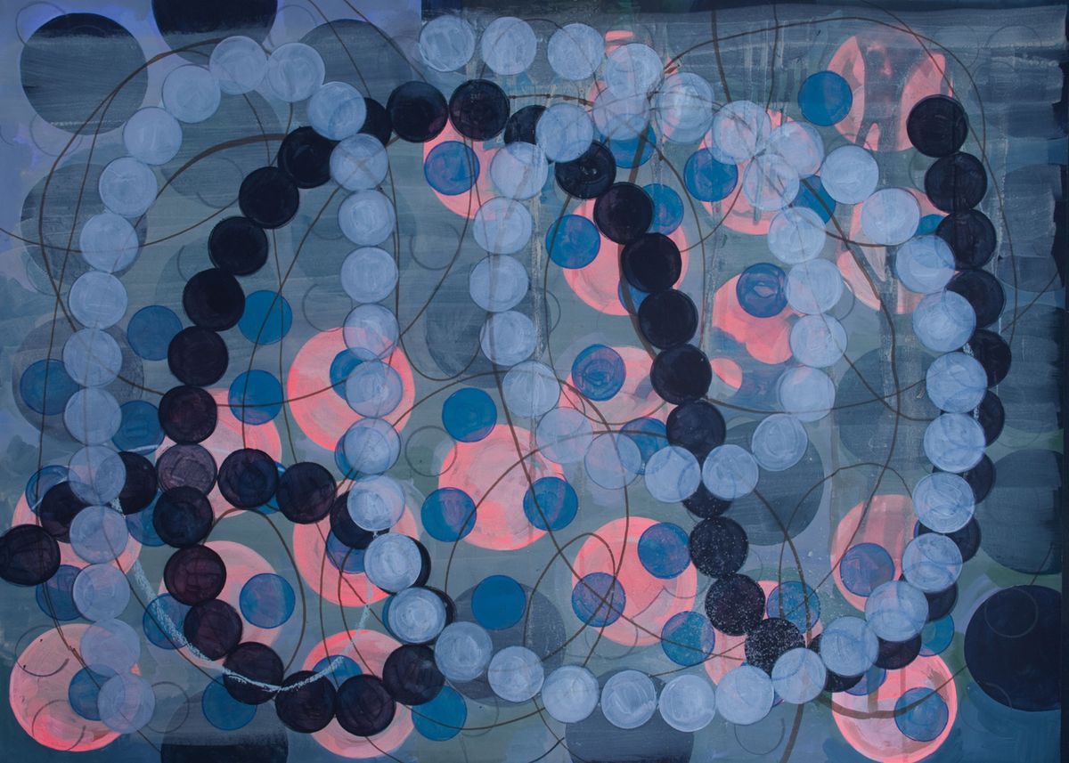 'Annulate' Poster, picture, metal print, paint by Marie Kazalia | Displate