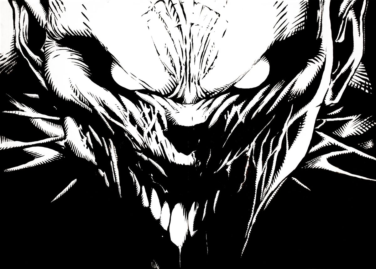 'Demon' Poster, picture, metal print, paint by Michael Linman | Displate