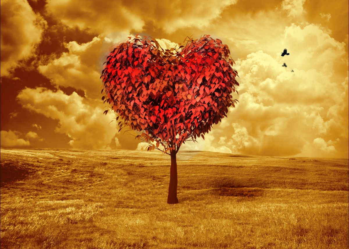 'Lonely love' Poster, picture, metal print, paint by Giovanni Cancemi ...