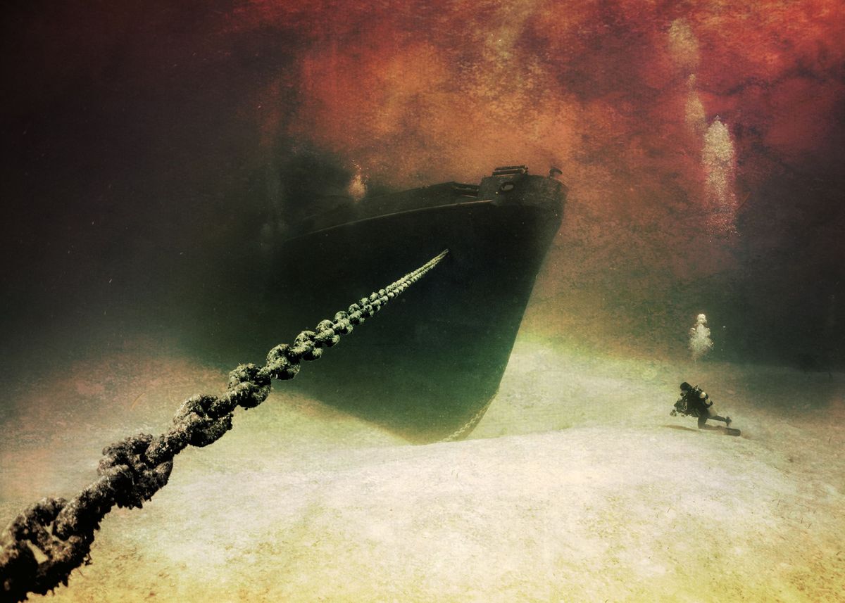 'rusted' Poster, picture, metal print, paint by Fab DP | Displate