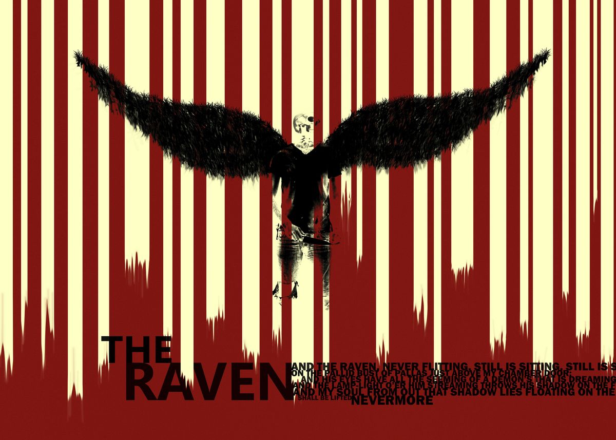 'The Raven' Poster, picture, metal print, paint by Andrew Turner | Displate