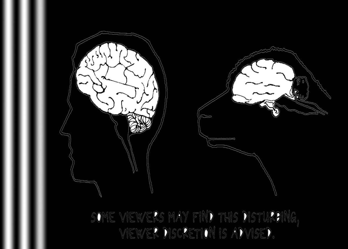 'viewers discretion is advised' Poster by anT Art | Displate