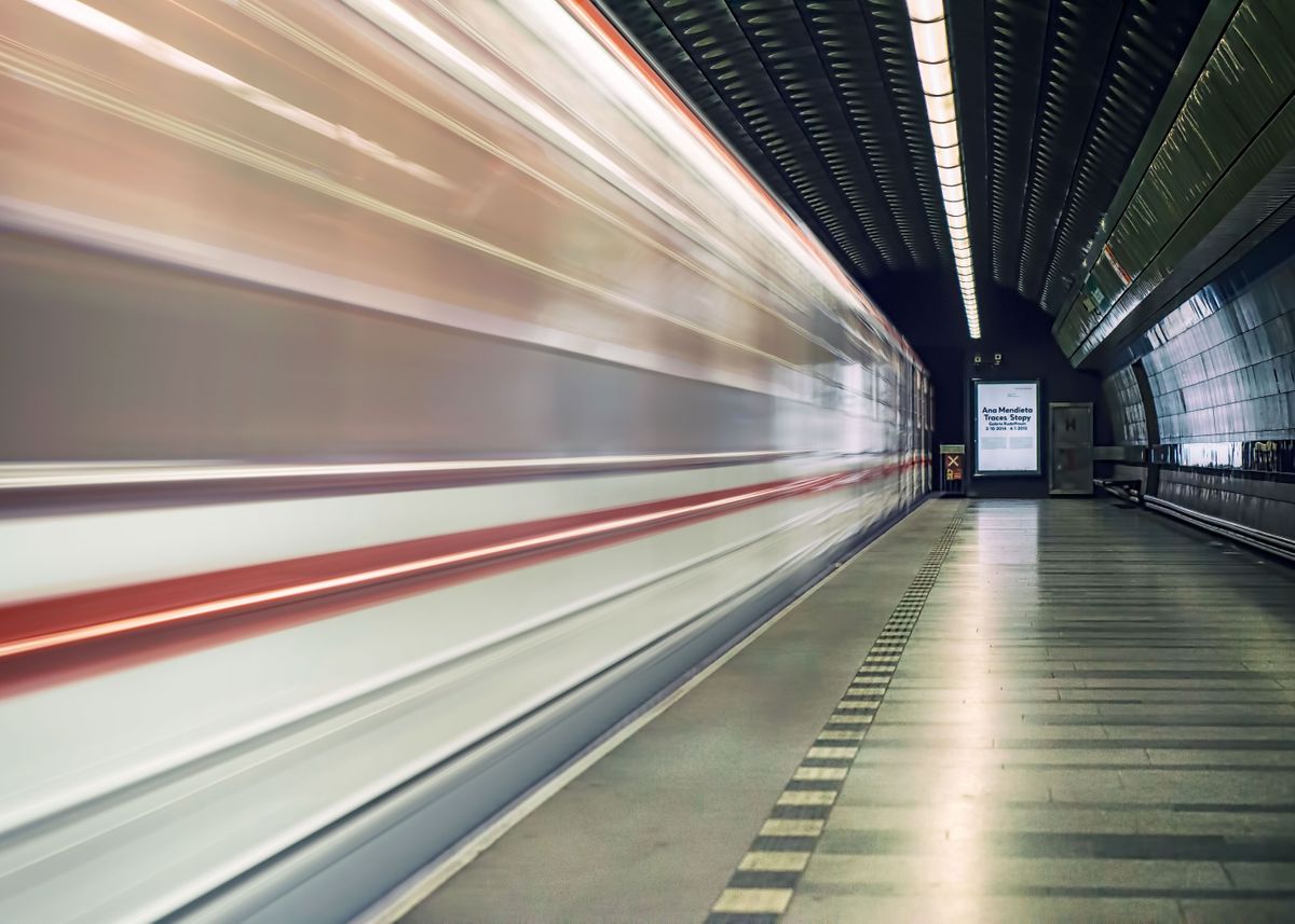 'The Metro' Poster by Andrew Proudlove | Displate