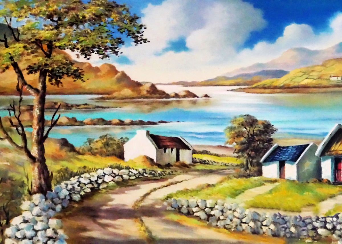 'County Connemara' Poster by brian raggatt | Displate