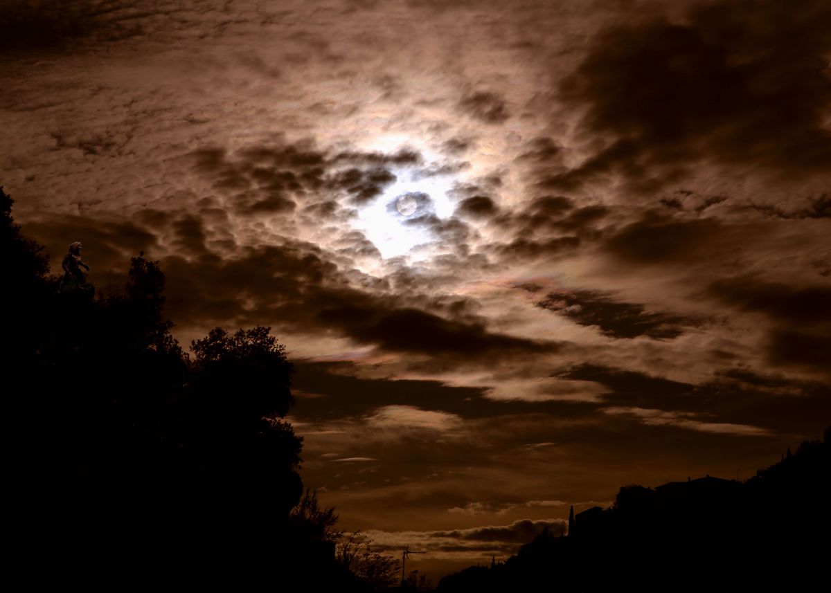 'full moon howling' Poster, picture, metal print, paint by Pho enix ...