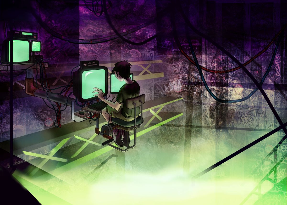 'Above the stage' Poster by Anna Siviero | Displate