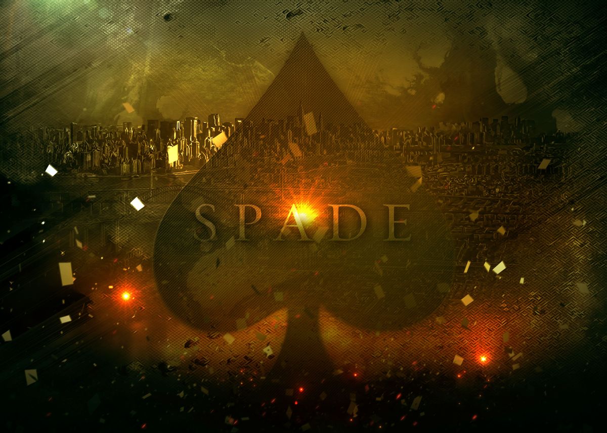 'Spade' Poster, picture, metal print, paint by Chris Taylor | Displate
