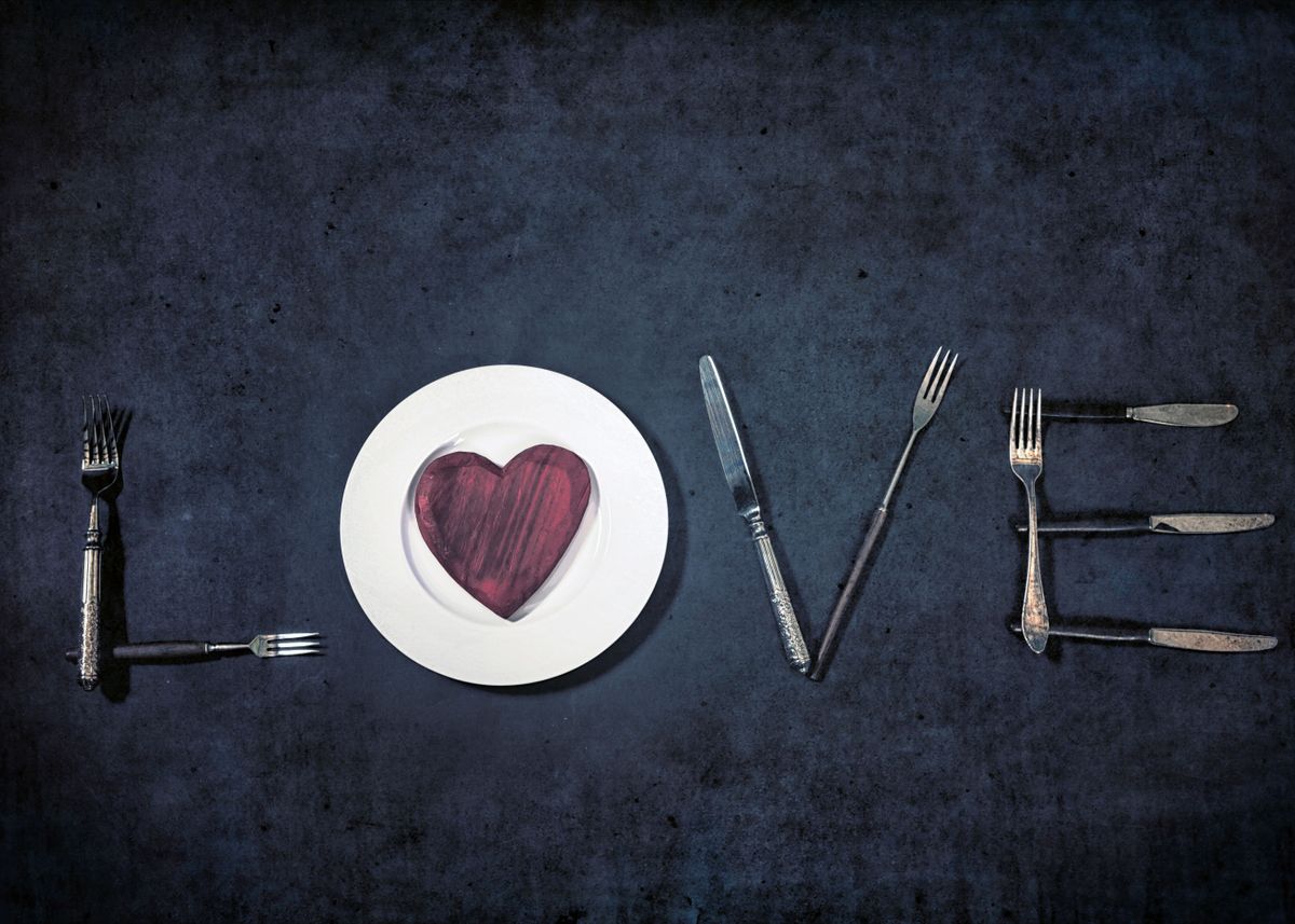 'cooked with love' Poster by Joana Kruse | Displate