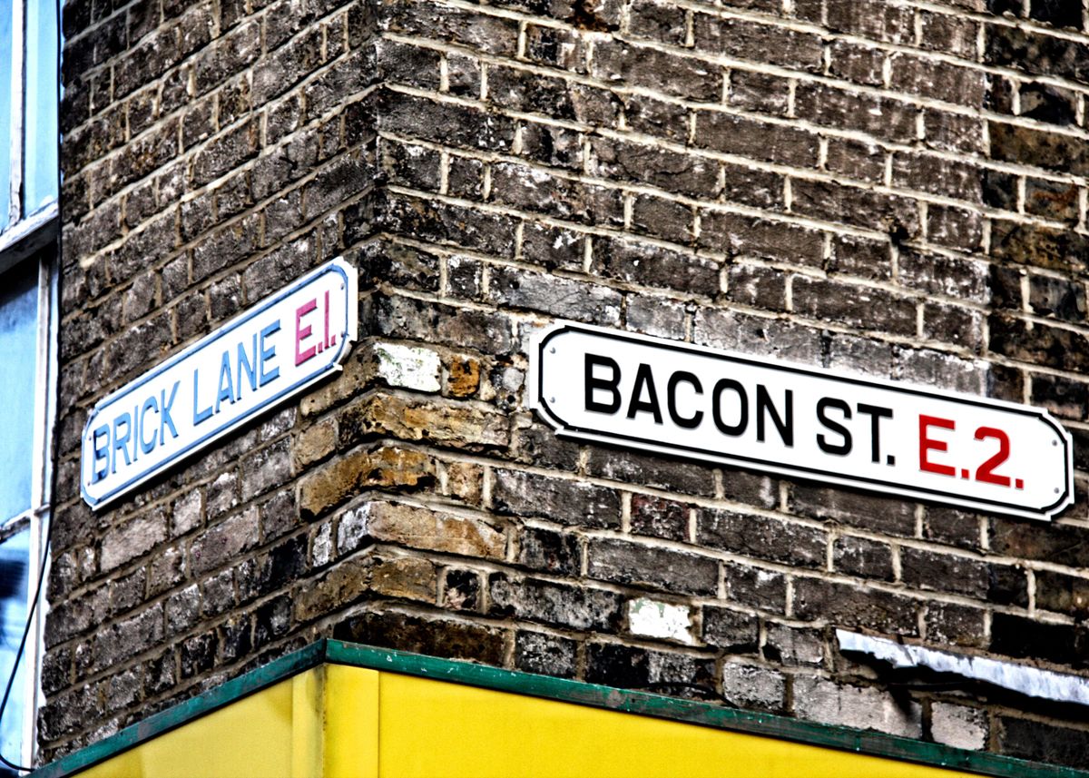 'Bricks' Poster, picture, metal print, paint by Jess Watt | Displate