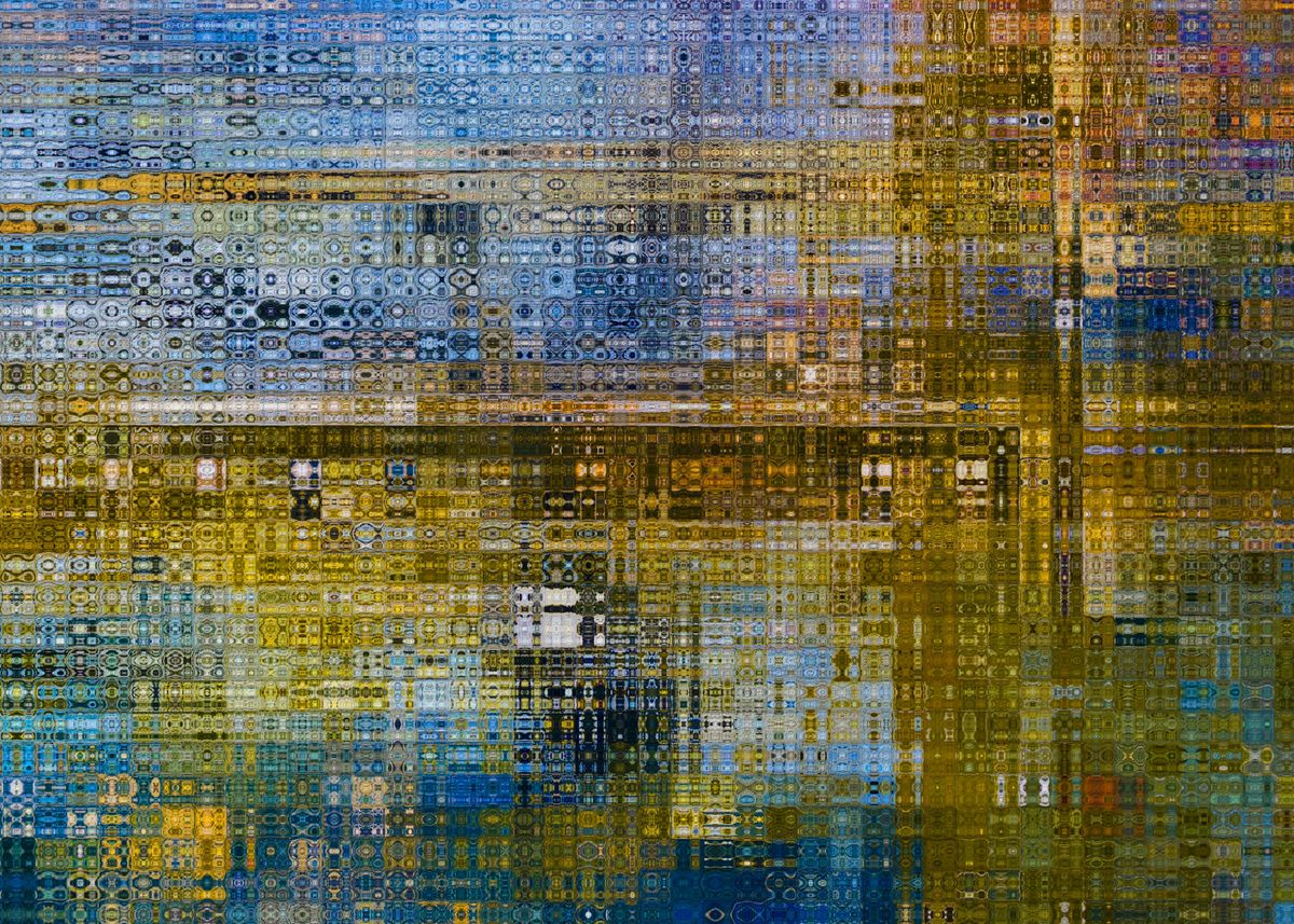 'Binary dream' Poster, picture, metal print, paint by jfdupuis Dupuis ...