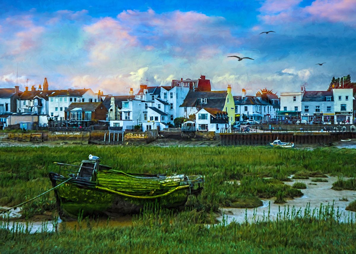'Harbor View Shoreham-by-Sea' Poster by Chris Lord | Displate