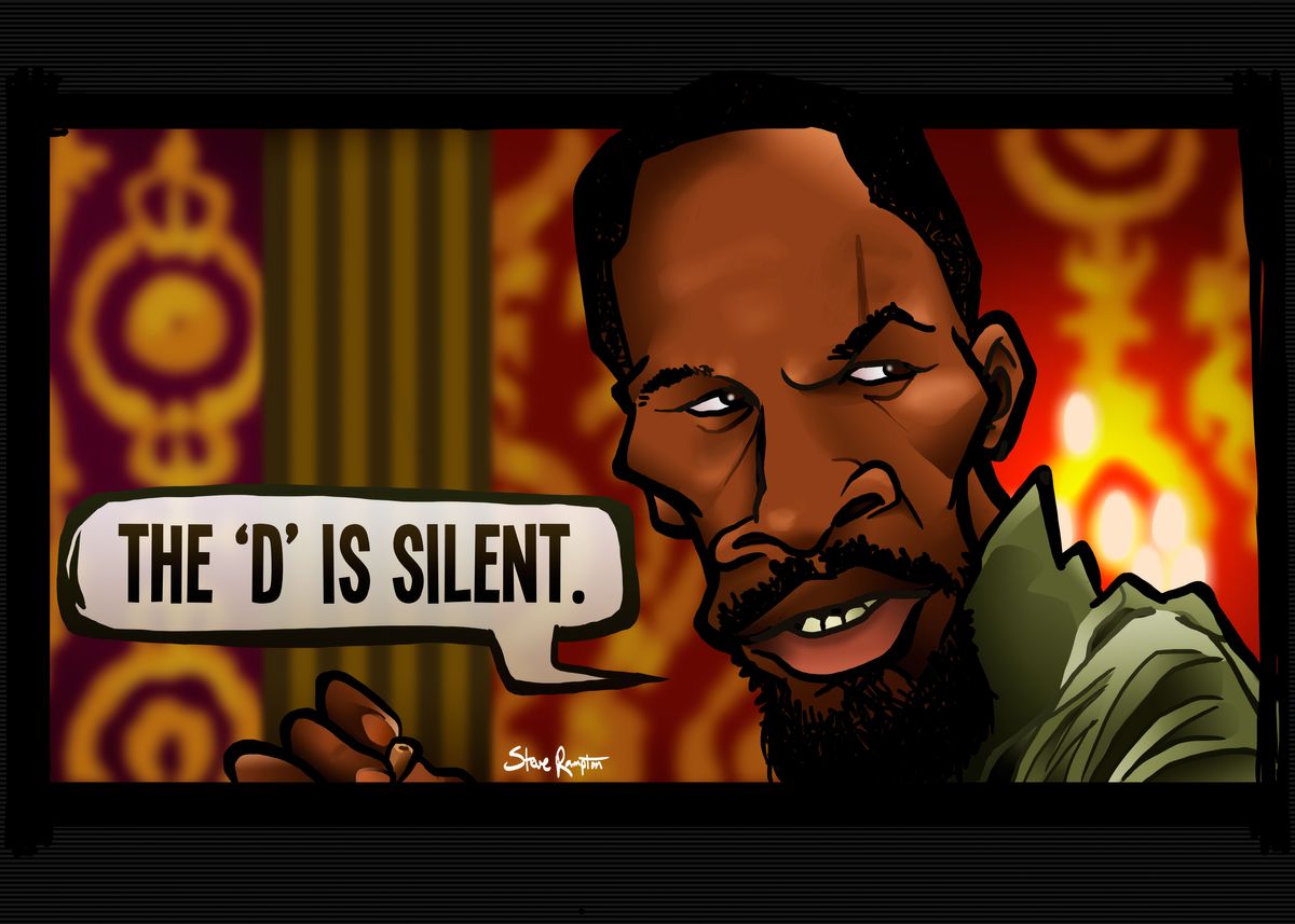'The D is Silent (Django Unchained)' Poster, picture, metal print ...