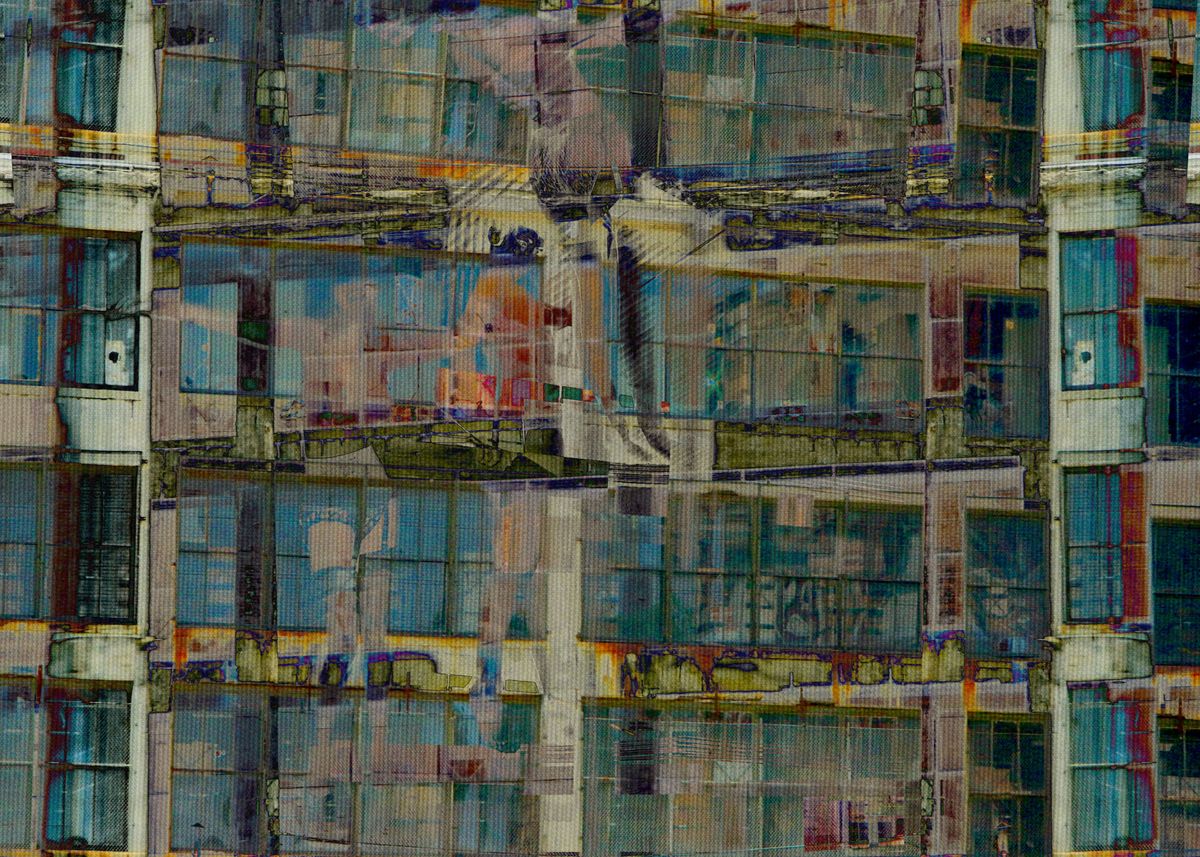 'Fractured Landscape IV' Poster, picture, metal print, paint by Gregory ...