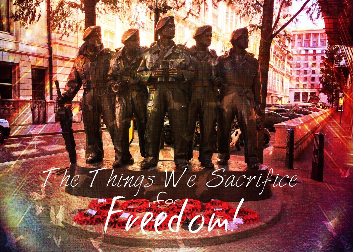 'For Freedom!' Poster, picture, metal print, paint by Tim | Displate