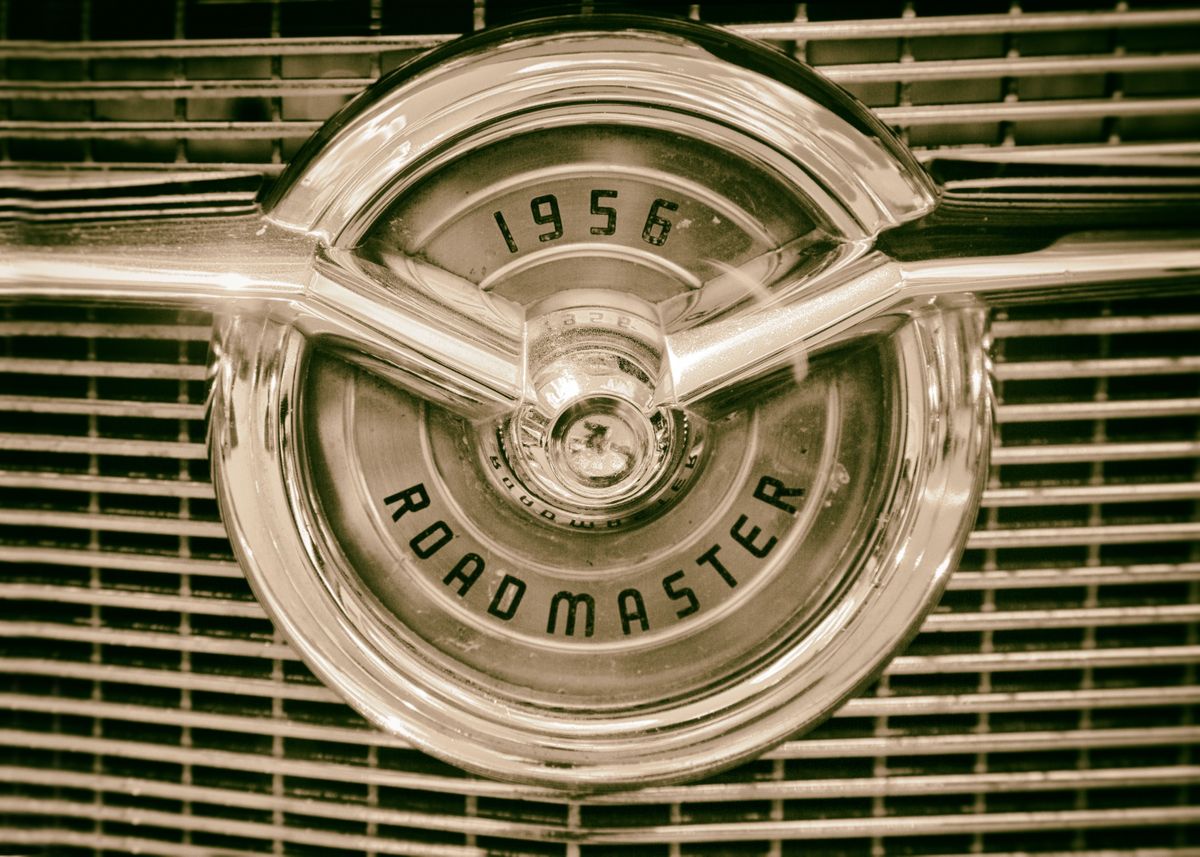 '1956 Roadmaster' Poster by Russ Dixon | Displate