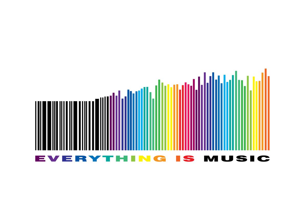 'Everything is music' Poster, picture, metal print, paint by eDrawings ...