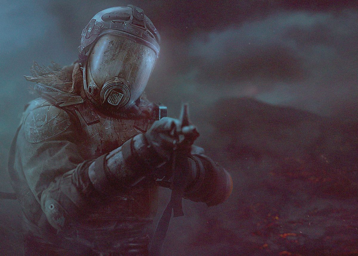 'Guard' Poster, picture, metal print, paint by Didier Konings | Displate