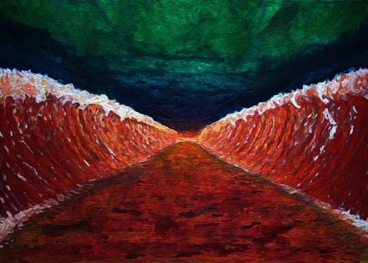 'Original piece of the Red Sea split by Moses' Poster, picture, metal ...