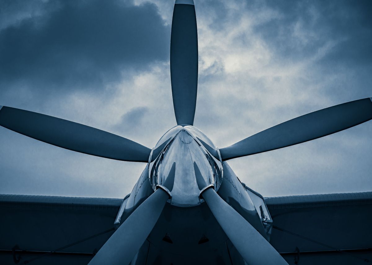 'Propeller - Clear Prop!' Poster, picture, metal print, paint by Art ...