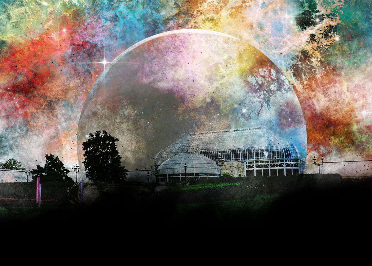 'Infinite' Poster, picture, metal print, paint by Jessica Lauren | Displate