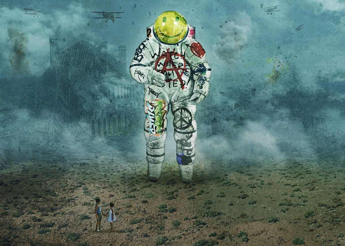 'Watch where you step!' Poster by seam less | Displate