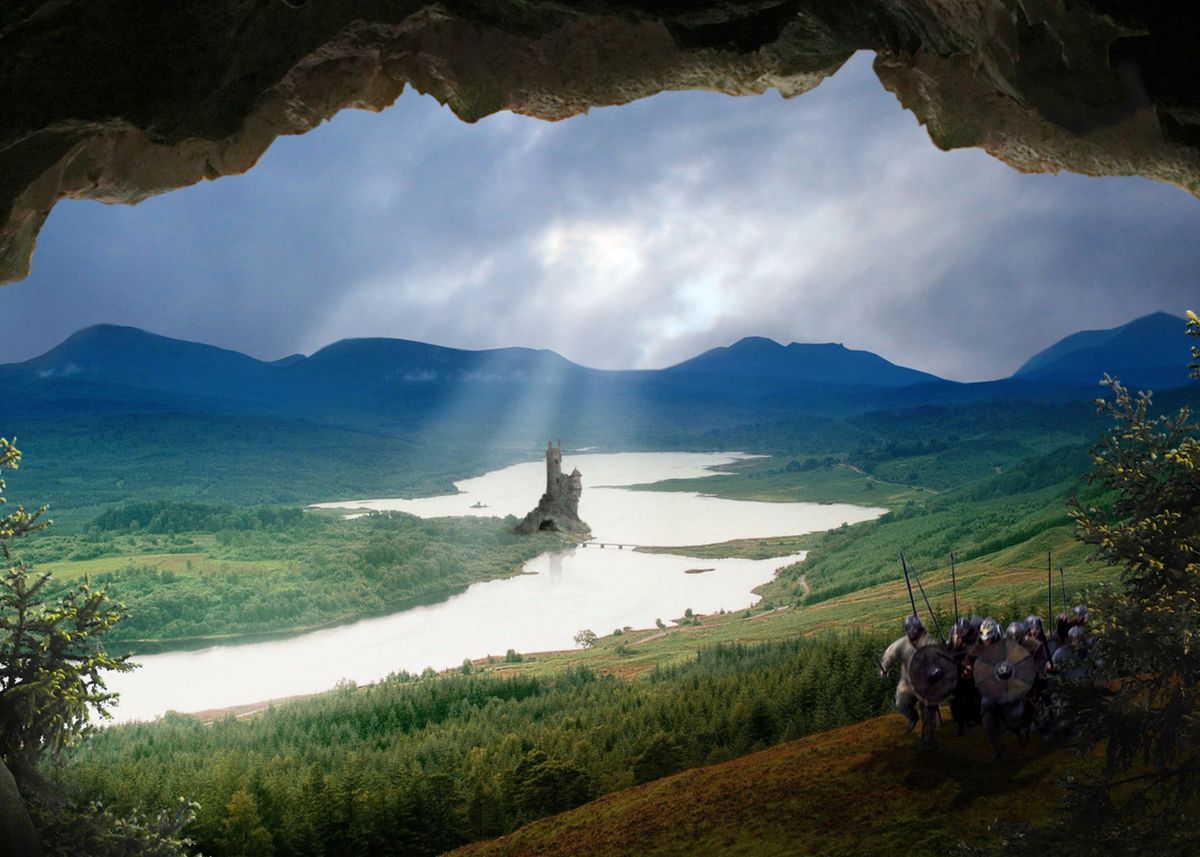 'The outpost' Poster, picture, metal print, paint by Carlos M R Alves ...