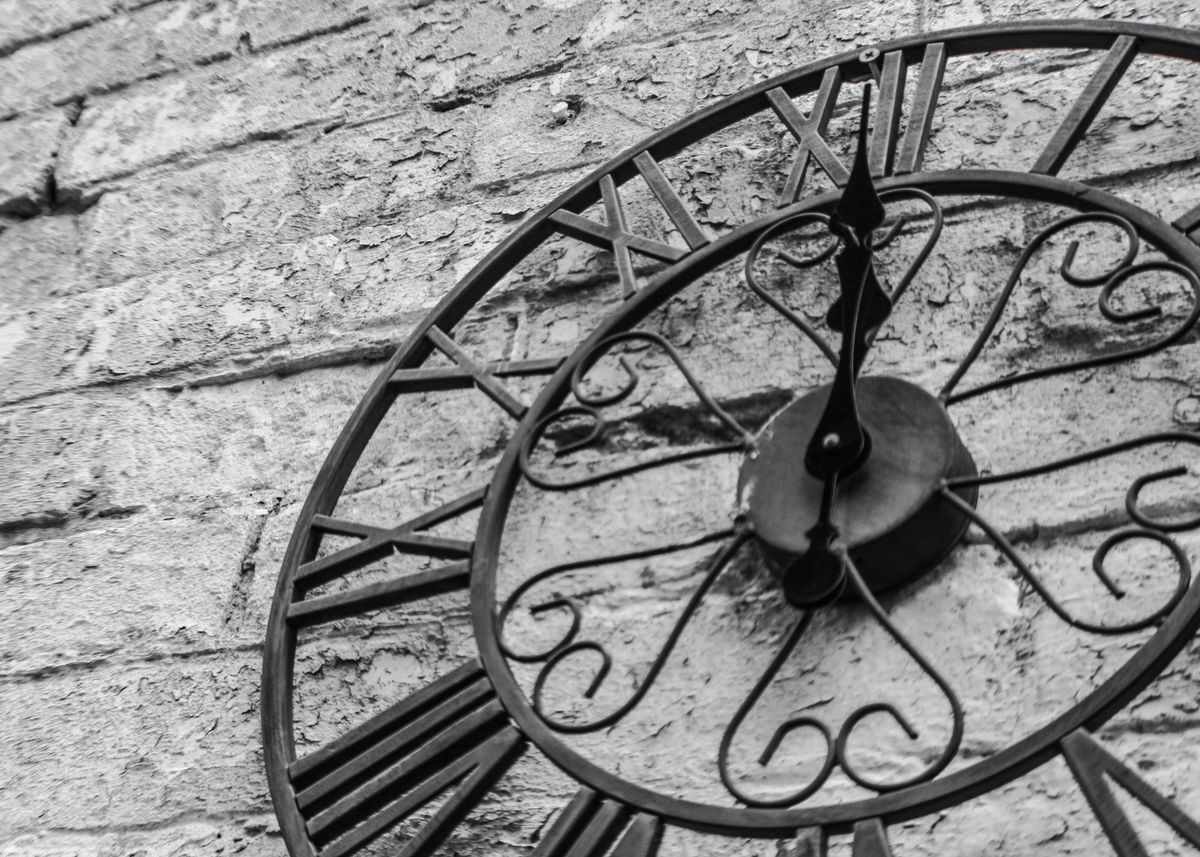 'Time on the Wall' Poster by Ian Meeks | Displate