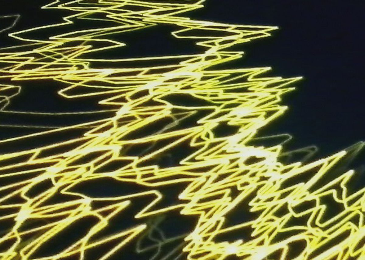 'Yellow Fuzz' Poster, picture, metal print, paint by Joseph Greyfeather ...