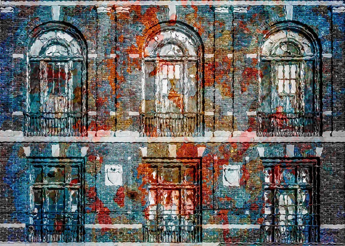 'Six Window Wall' Poster by David Kuhn | Displate