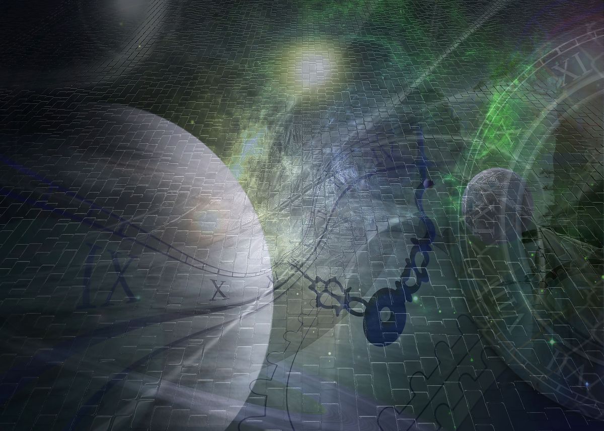 'A Journey Through Time' Poster, picture, metal print, paint by David ...