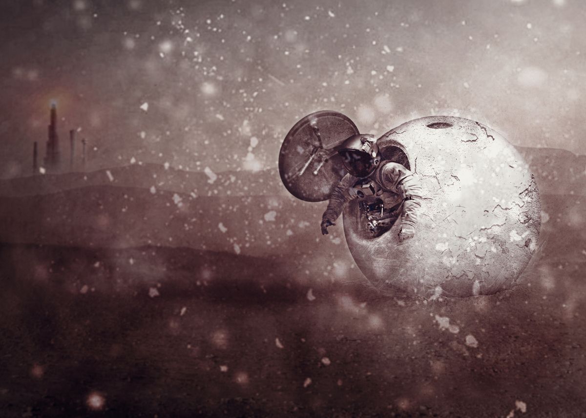 'Harsh Conditions' Poster by seam less | Displate