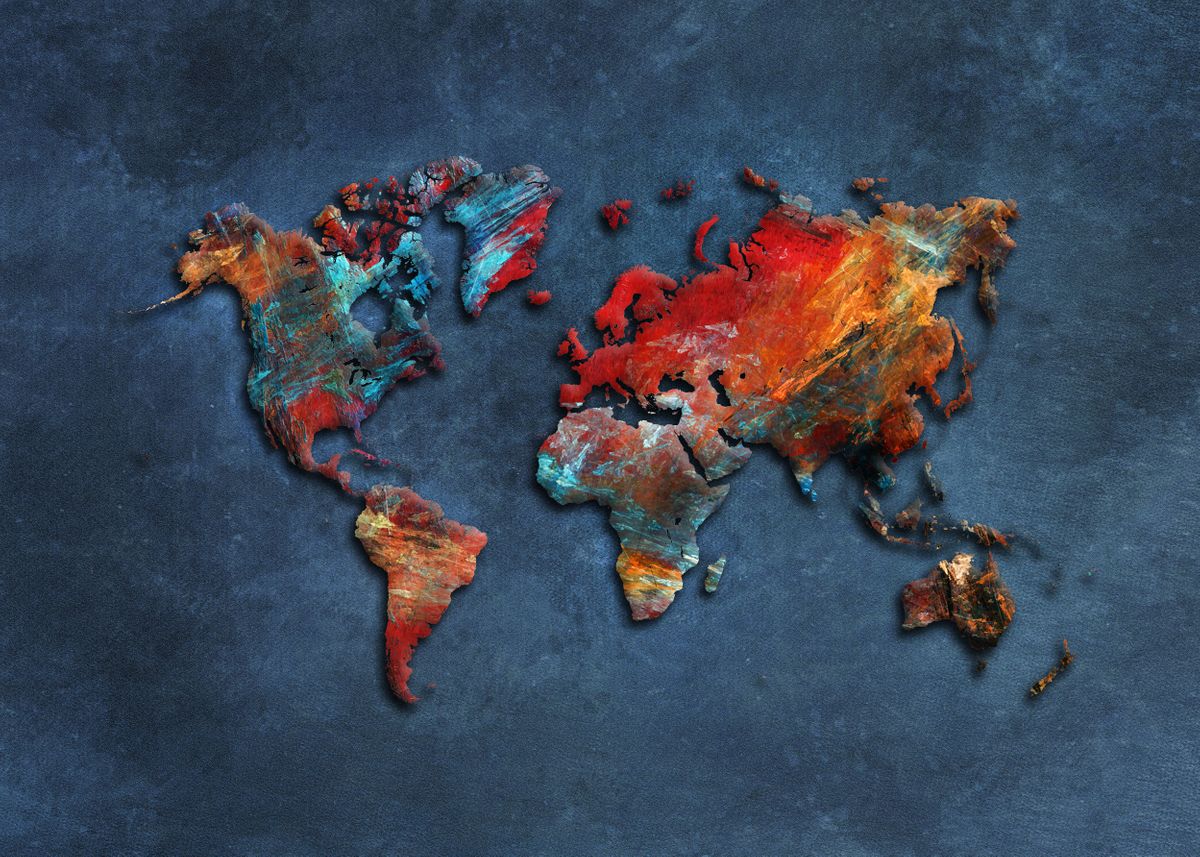 'World Map 2020' Poster by JBJart Justyna Jaszke | Displate