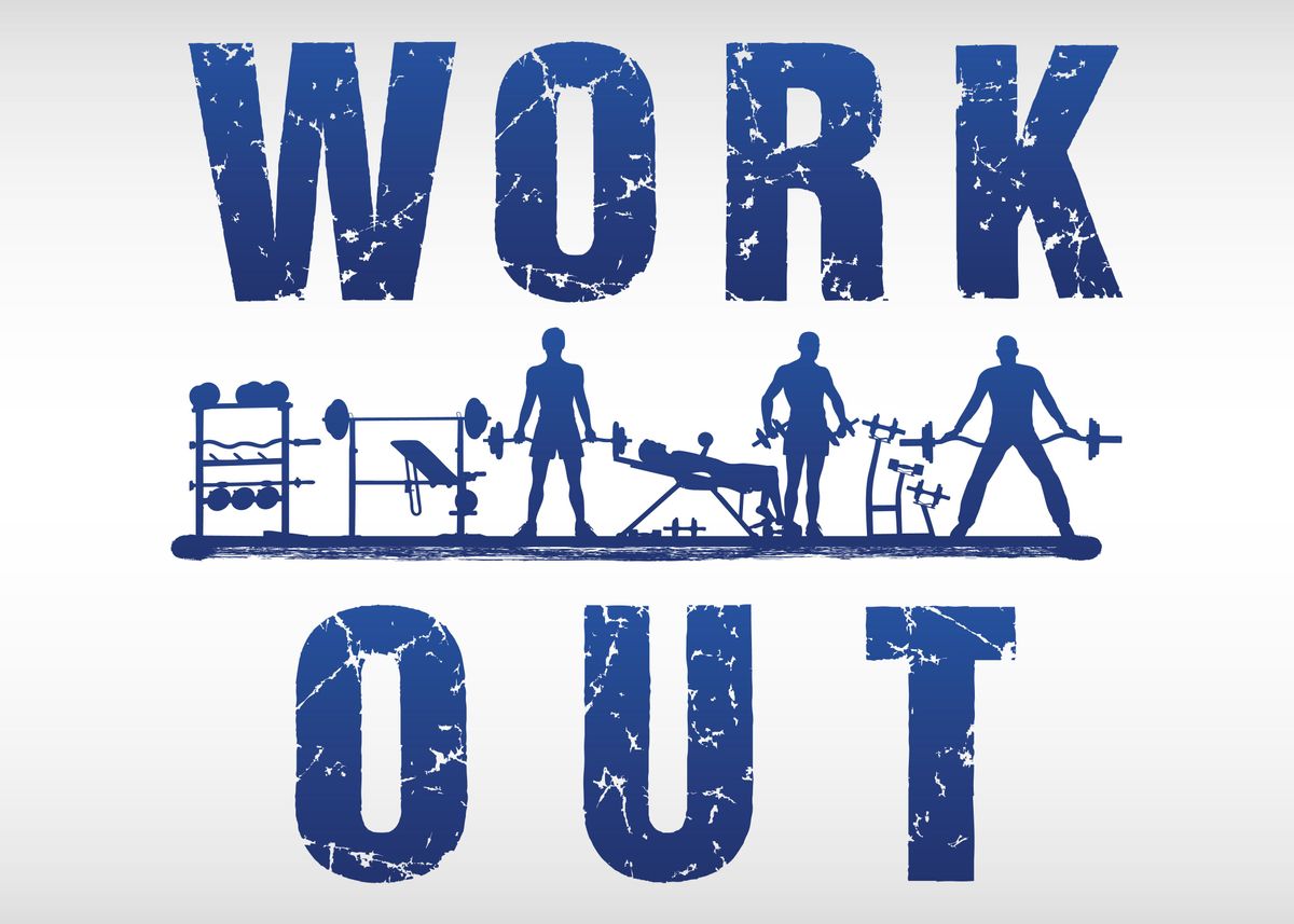 'Work Out' Poster by Cornel Vlad | Displate