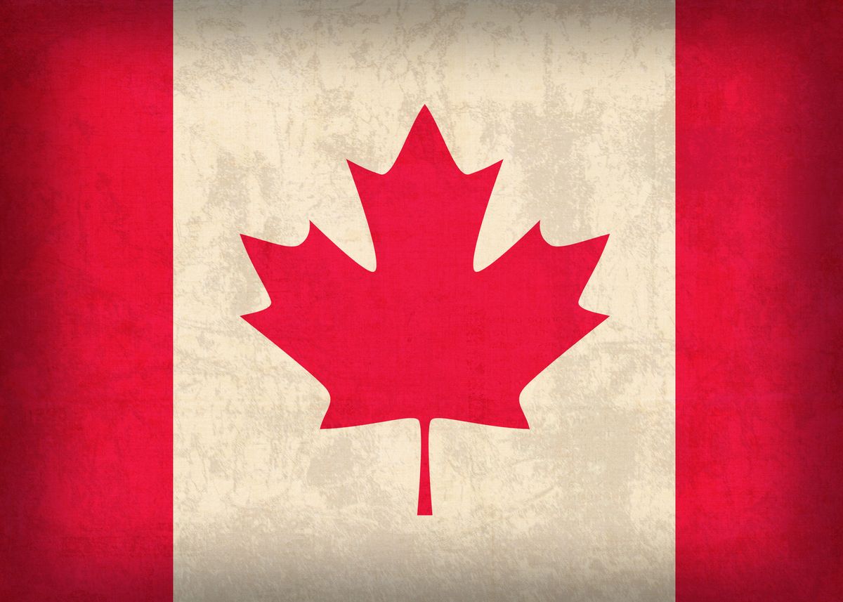 'Canada Flag' Poster, picture, metal print, paint by Design Turnpike ...