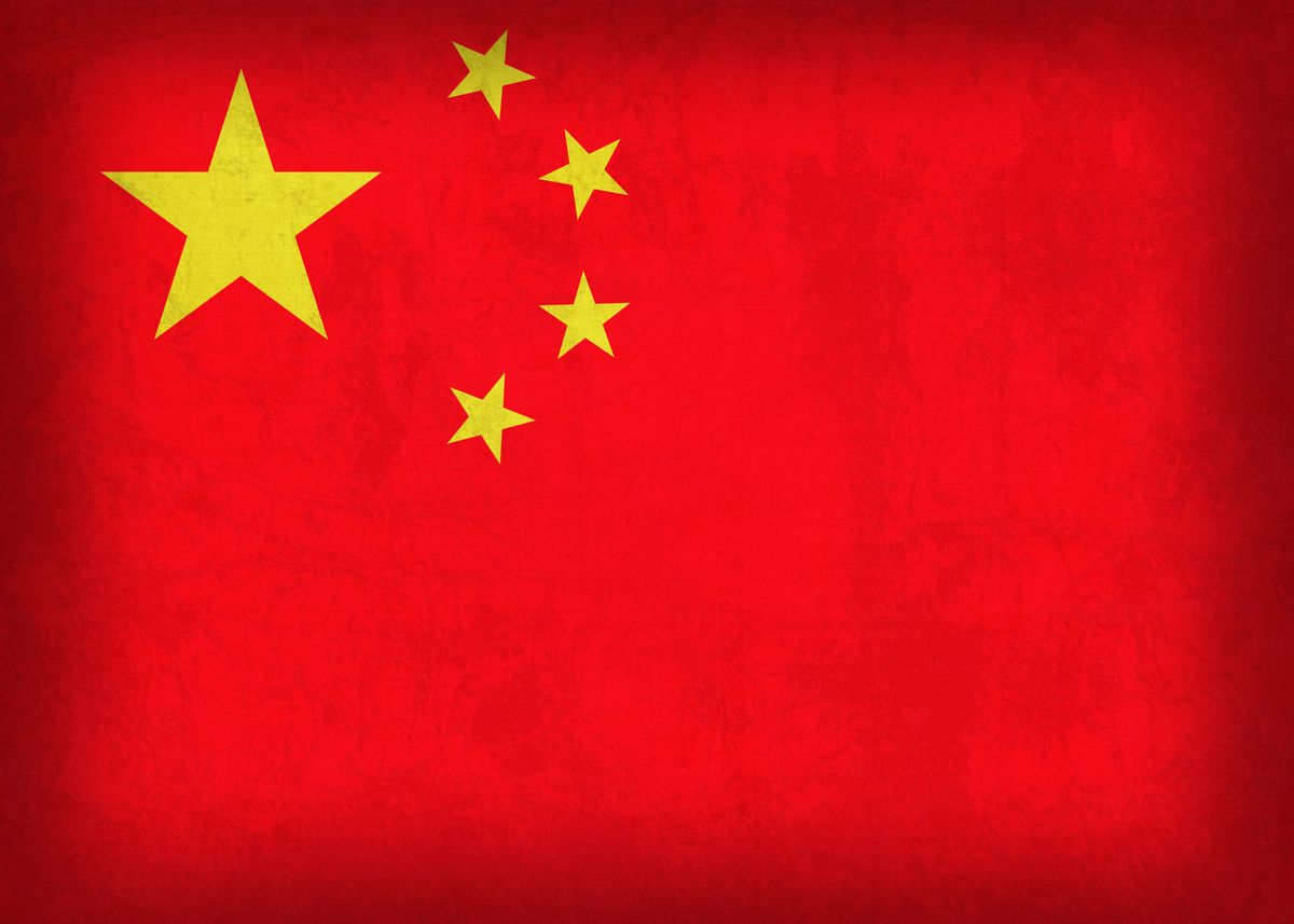 'China Flag' Poster by Design Turnpike | Displate