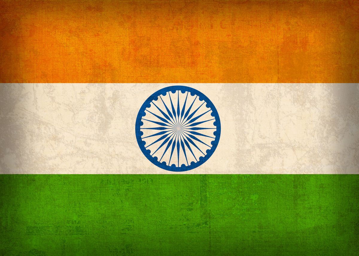 'India Flag' Poster, picture, metal print, paint by Design Turnpike ...