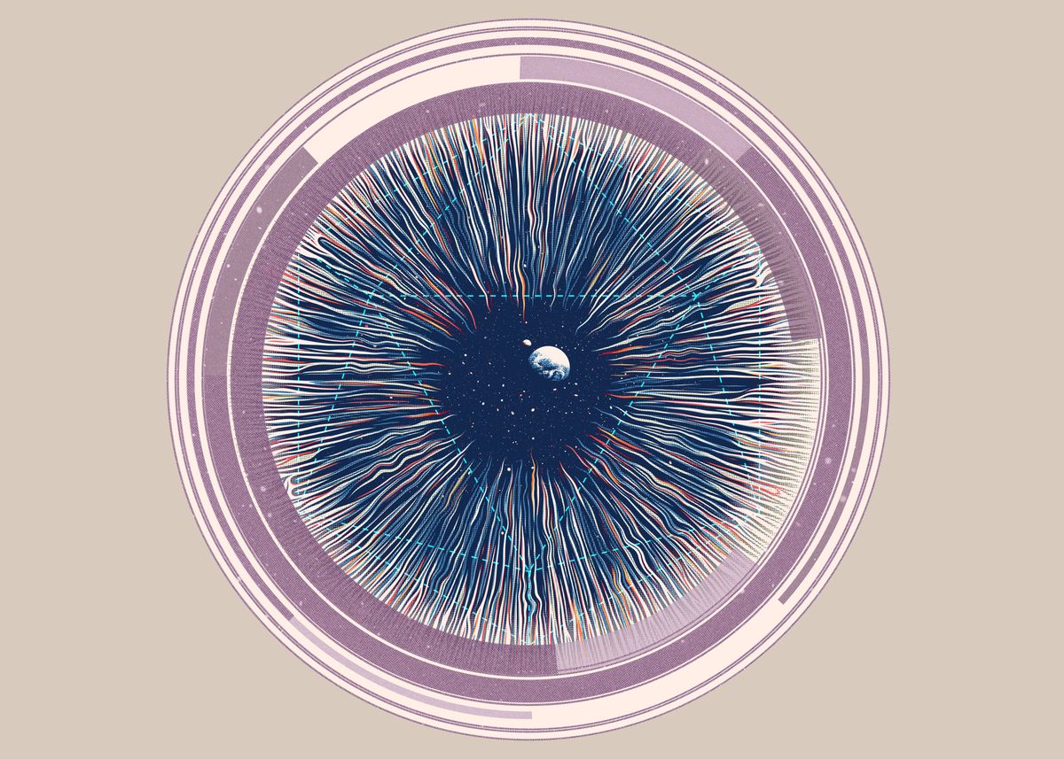 'entia...' Poster, picture, metal print, paint by MUSTAFA AKGUL | Displate