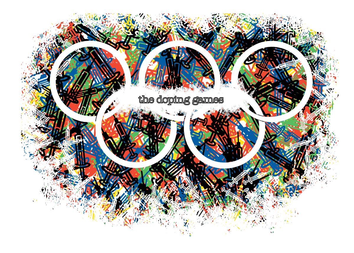 'the doping games' Poster by Mod Artisto | Displate