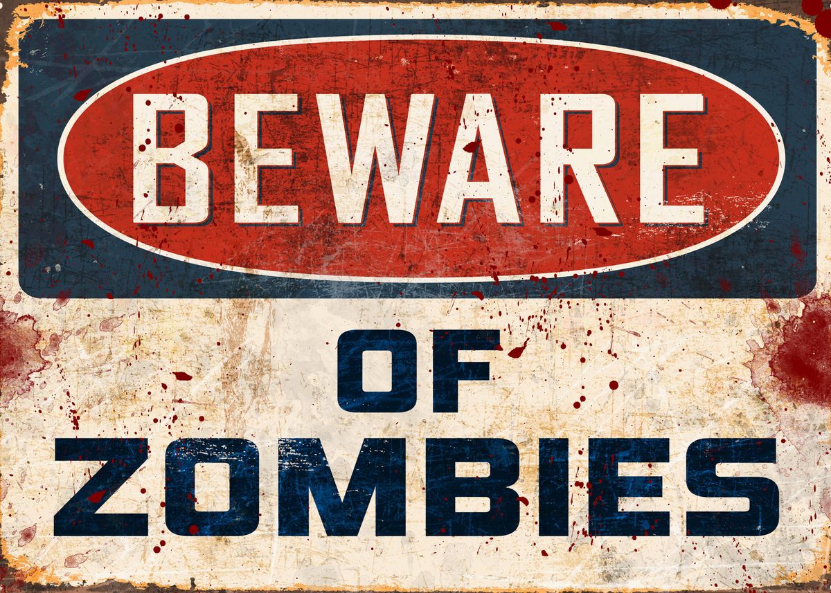 'Beware ' Poster, picture, metal print, paint by Kayla Ren | Displate