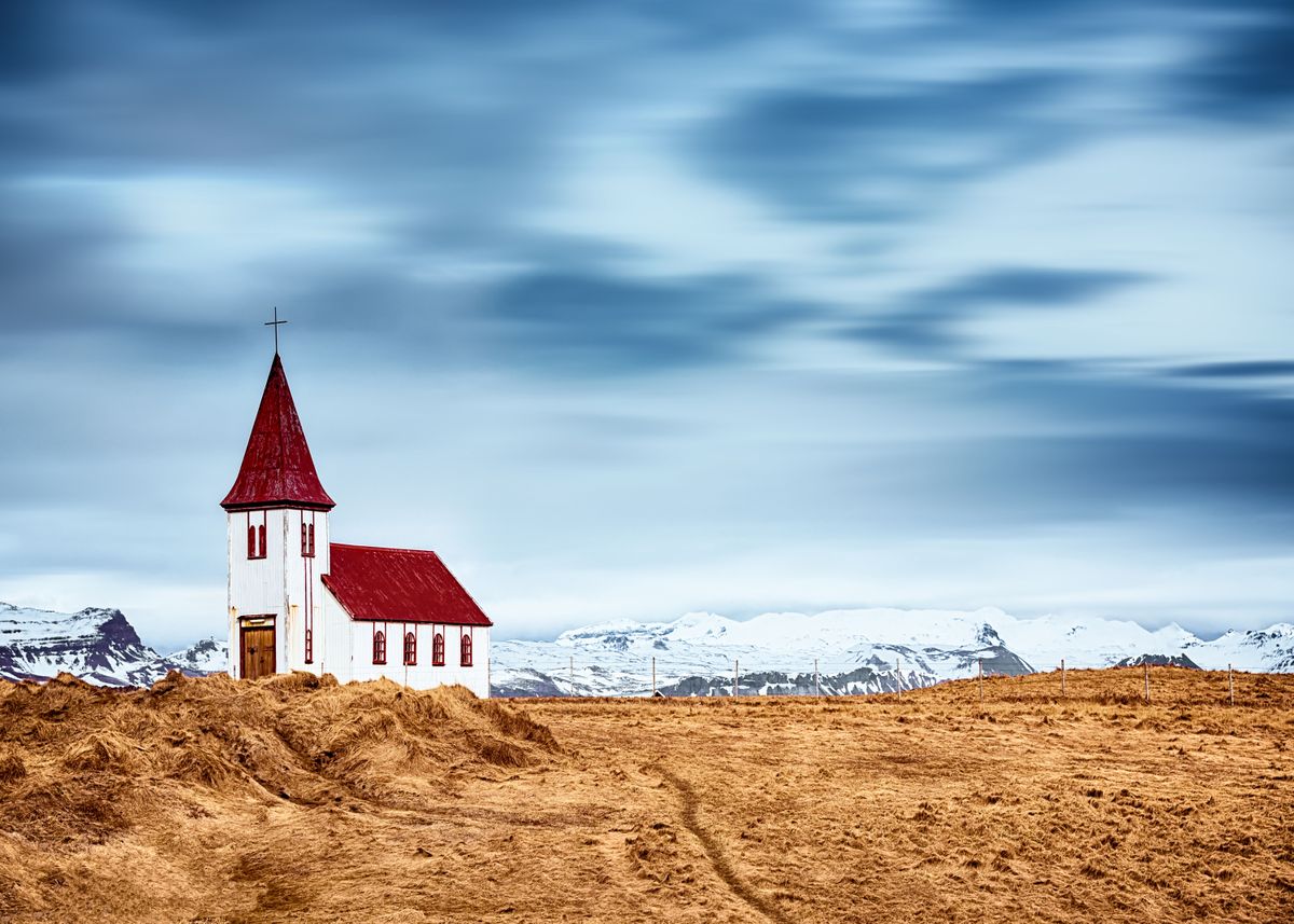 'Pretty Church' Poster, picture, metal print, paint by Svetlana Sewell ...