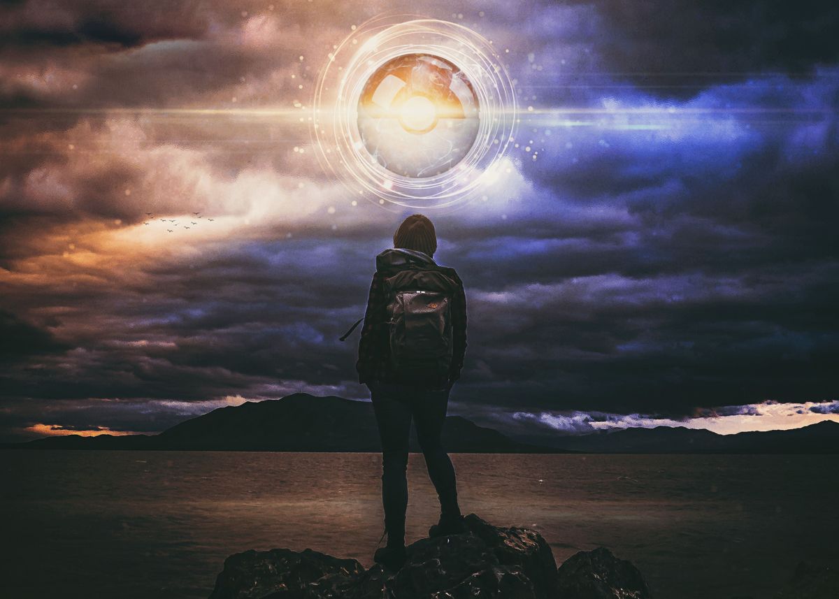 'The real test' Poster, picture, metal print, paint by seam less | Displate