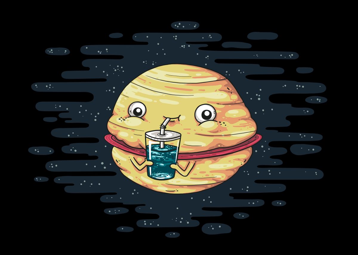 'Faturn' Poster by Lili Batista | Displate