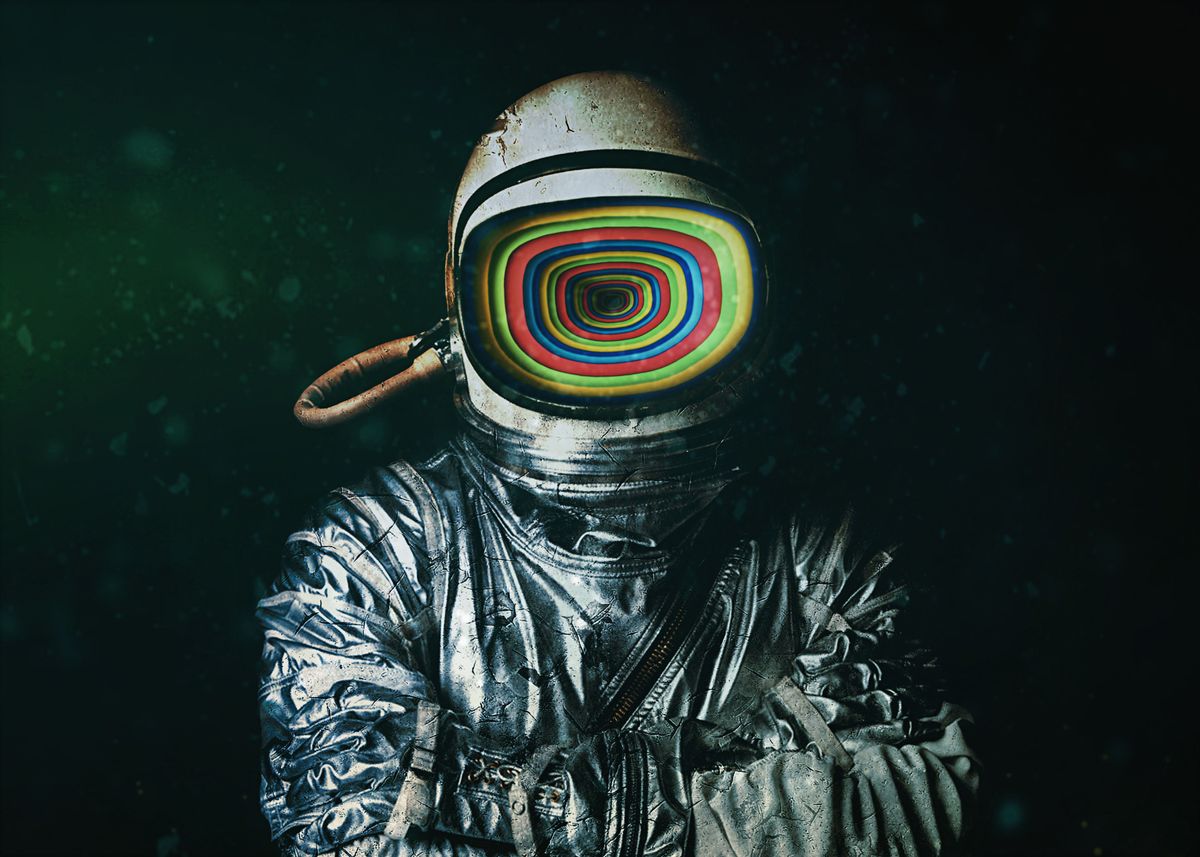 'Depth' Poster, picture, metal print, paint by seam less | Displate