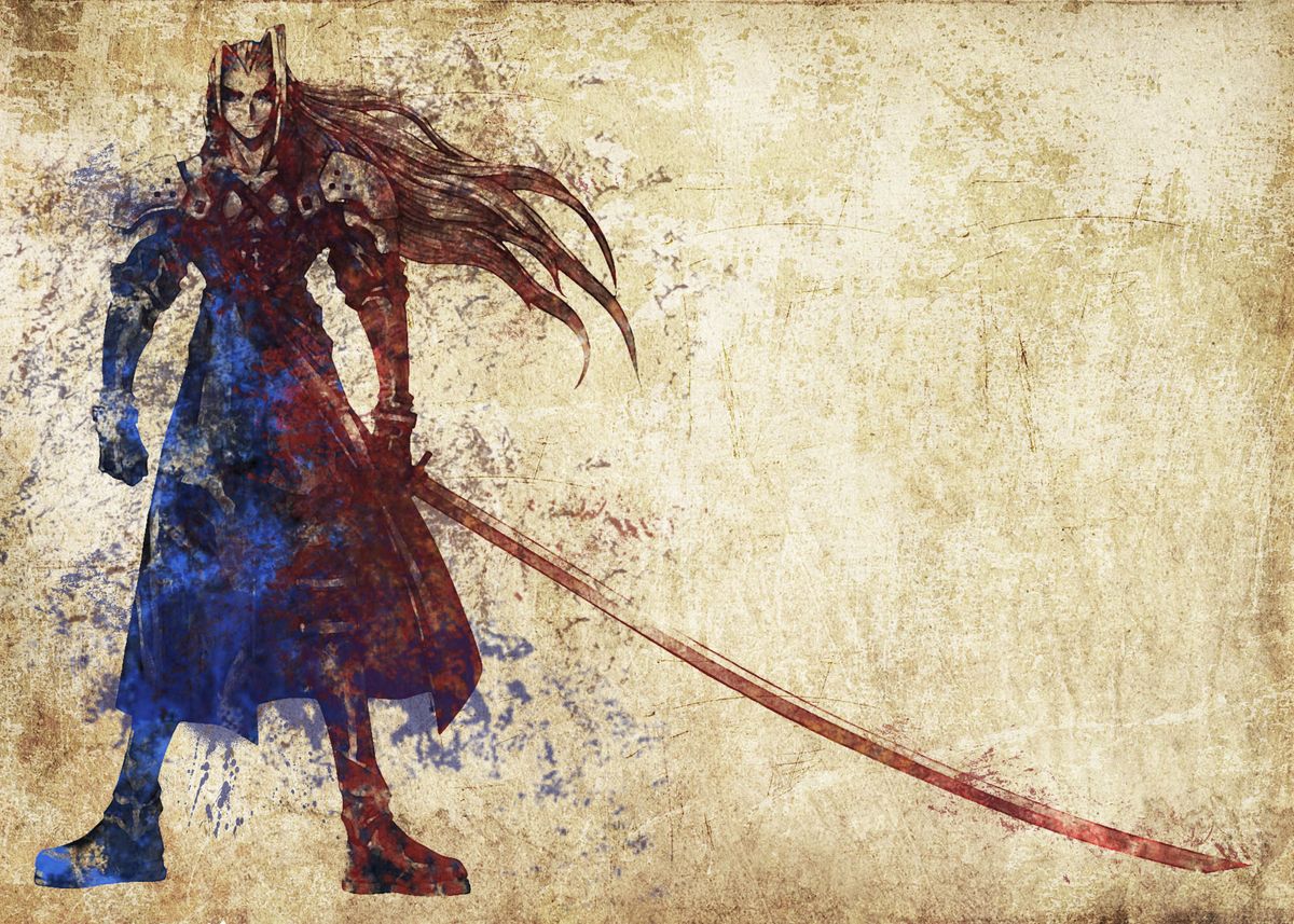 'sephiroth' Poster by Apo | Displate