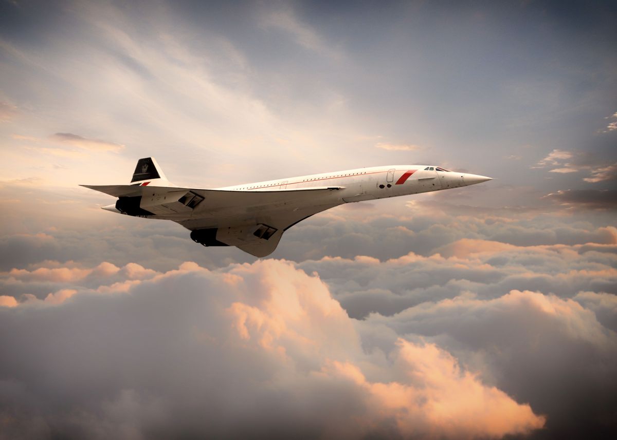 'Classic BA Concorde' Poster, picture, metal print, paint by Airpower ...