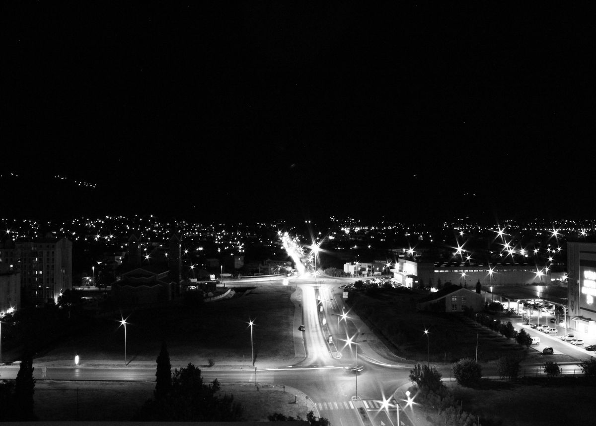 'Night Lights' Poster by Kristina Zdravkov | Displate